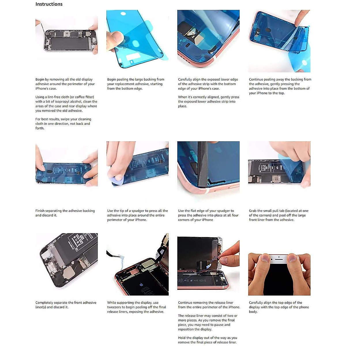 TTIMORE Screen Waterproof Adhesive for iPhone 12 Mini, 2Pack