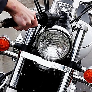 Brush Hero Car Wheel Brush, Premium Automotive Detailer and Tire Brush Cleaning Kit for Bikes, Engines, Trucks, Equipment, Exhaust Tips, Premium Water-Powered Multi-Purpose Rim Brush from