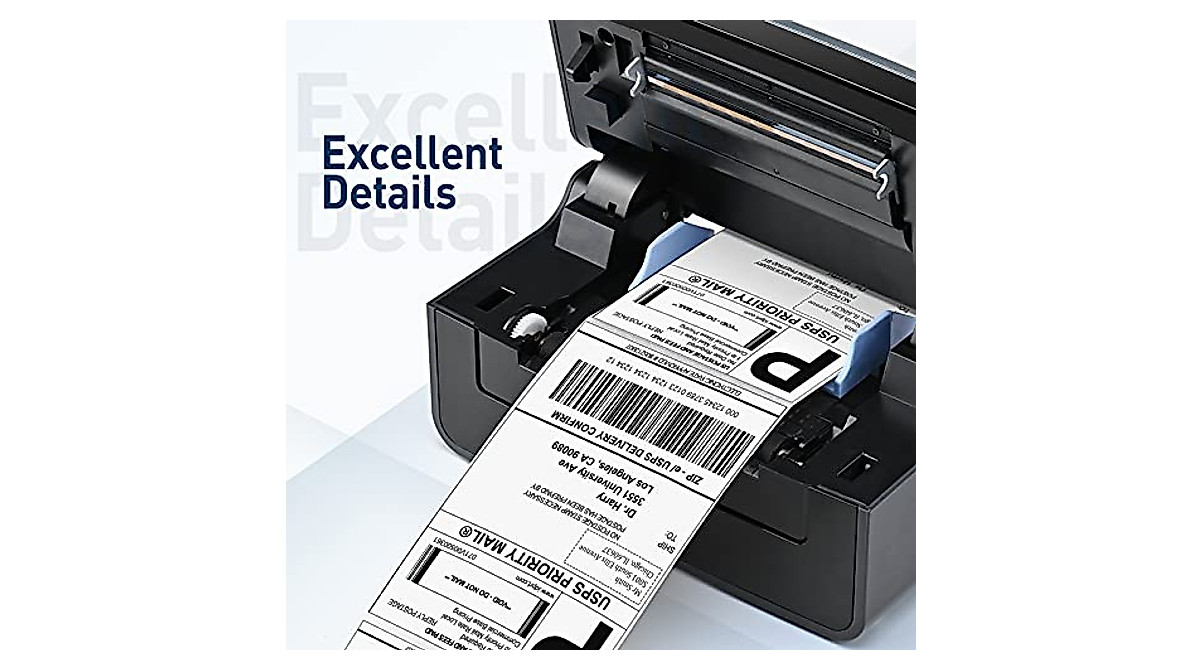 iDPRT Shipping Labels - 4×6 Thermal Direct Shipping Label, Fan-Fold ...