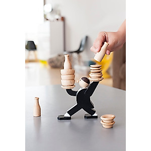 Kikkerland Don't Tip The Waiter Stacking Game