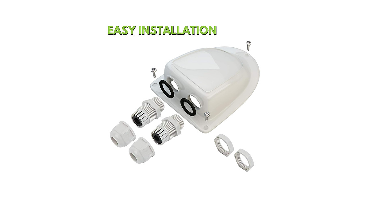 NuEnergy Solar Cable Gland Waterproof Kit for RV & Boat