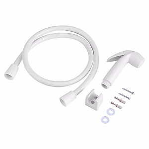 Toilet Bidet, Bathroom Bidet Toilet Wall Mounted Shower 38.2inch Pipe Handheld Bidet Spray Sprayer Sprayer Shattaf Kit, Body Cleaner Tool, for Bathroom Toilet