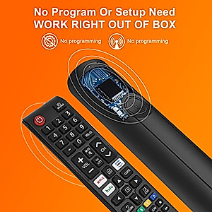 2 PCS New Universal Remote Control for All Samsung TV Remote,Compatible for All Samsung Smart TV, LED, LCD, HDTV, 3D, Series TV.