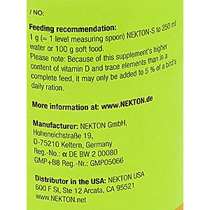 Nekton-S Multi-Vitamin for Birds, 150gm