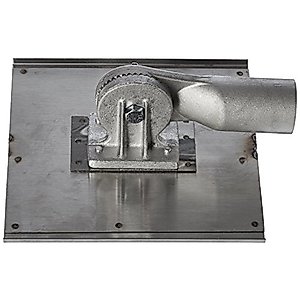 Kraft Tool CC026 8"x8" SS Walking Seamer/Groover 1/2"R 3/4"D w/Thread Handle Socket