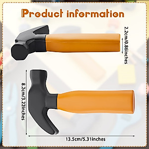 Zhanmai 2 Pcs Hammer Stress Reliever, Simulation Hammers Toys, Foam Hammer Stress Toy to Release Stress Anxiety, Hammer Toy for Halloween Teens and Adults