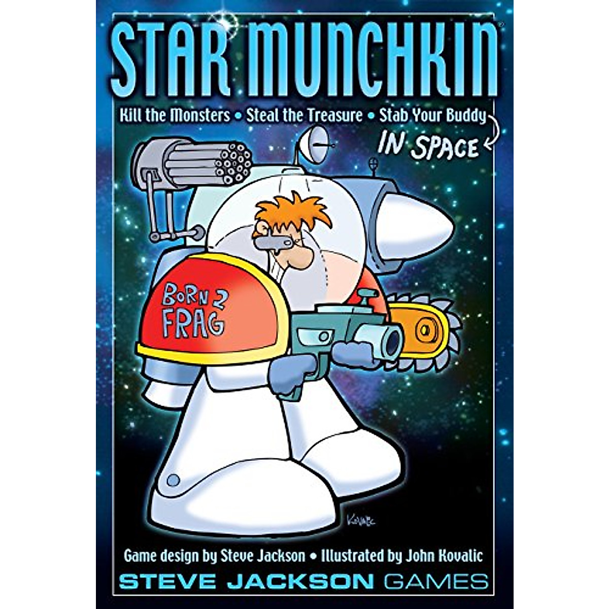 Steve Jackson Games Star Munchkin Card Game (Base Game) | Adult, Kid & Family Card Game | Fantasy Adventure Roleplaying Game | Ages 10+ | 3-6 Players | Average Play Time 120 Minutes | from