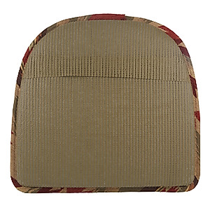 Klear Vu Raindrop The Gripper Non-Slip Kitchen Chair, 15"x16" Seat Pad, 4 Count (Pack of 1), Clay