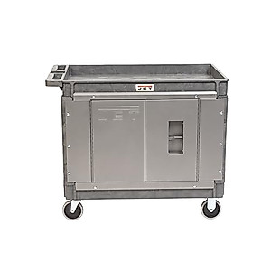 JET PUC-4126 Resin Utility Cart with JT1-126 LOAD-N-LOCK Security System