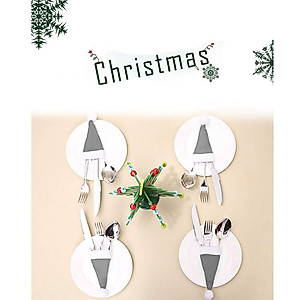 Clear Kitchen Organizers And Storage 10pcs storage Christmas set hat cutlery holiday Kitchen，Dining & Bar Glass Storage Food Containers