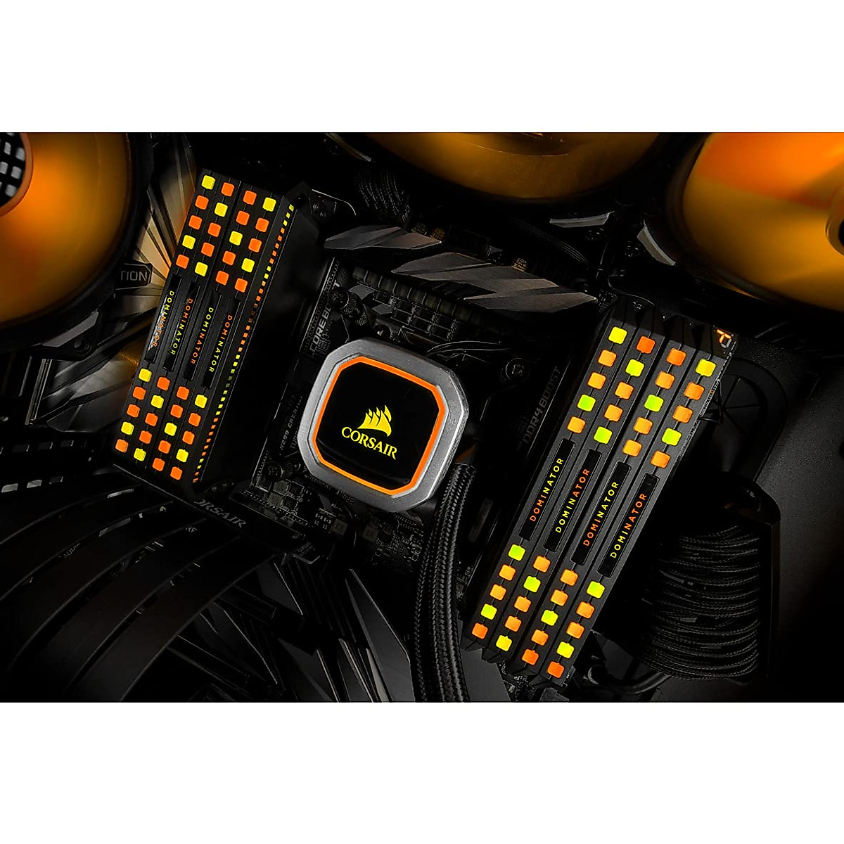 CORSAIR Dominator Platinum RGB 16GB (2x8GB) DDR4 3600 (PC4-28800) C18 1.35V AMD Optimized Memory- Black