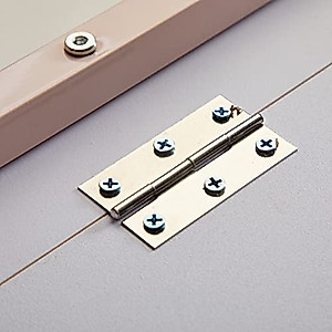 Urban Shop Folding Computer Desk-No Tools Assembly, White/Pink