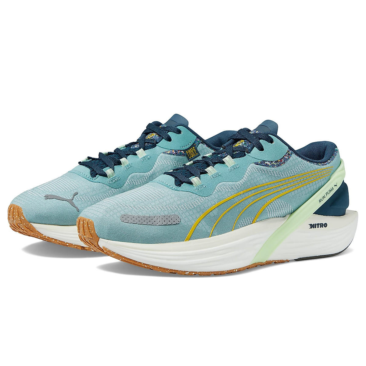 PUMA Run XX Nitro First Mile Adriatic/Dark Night/Fresh Pear 9 B (M)