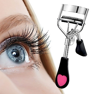 Pinkiou Eyelash Curlers, Eyelash Curler with Built in Comb, Eyelash Curler with Brush Mascara Muffle False Eyelashes Accessory Best Professional Tool for Lashes Curls for Daily Makeup