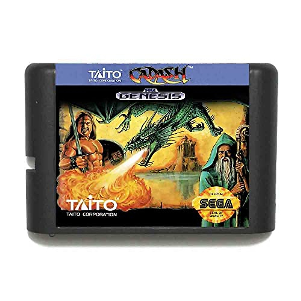 DeVoNe Cadash Game Cartridge 16 Bit MD Game Card With Retail Box For Sega Mega Drive For Genesis (Black)