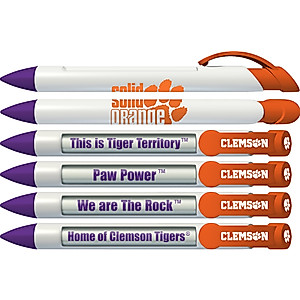 Greeting Pen Clemson Tigers 5" X 8.25" Notebook / 2 Pen Set (1212M2)
