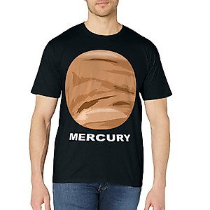 Solar System Group Costumes - Giant Planet Mercury Costume T-Shirt