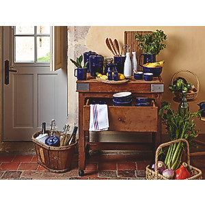 STAUB Ceramics Universal Bowl, 6.5-inch, Dark Blue, 1 Count (Pack of 1)