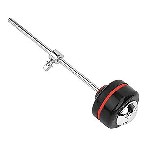 LetCart High-End Drumstick-Drum Beater Hammer Musical Instrument Accessories Metal + Silicone(黑色)