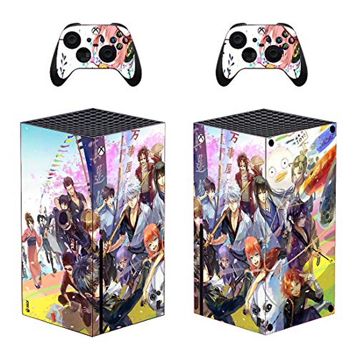 KAJAL MANI X-box-One-Series X Console Vinyl Skin Decal Stickers for X-box-One-Series X Controller Skin Gintama