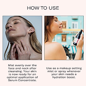 Odacité | Rose + Neroli Hydra-Vitalizing Treatment Mist | Quickly Hydrates and Balances Skin | 1.69 oz