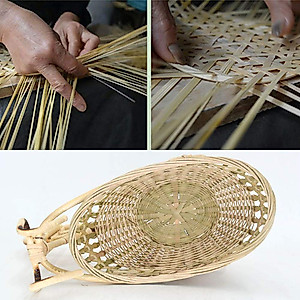 Creative Mini Tricycle Bamboo Basket Car, Rattan Trolley Hot Pot with Dish Basket Storage Basket Decoration Display Props