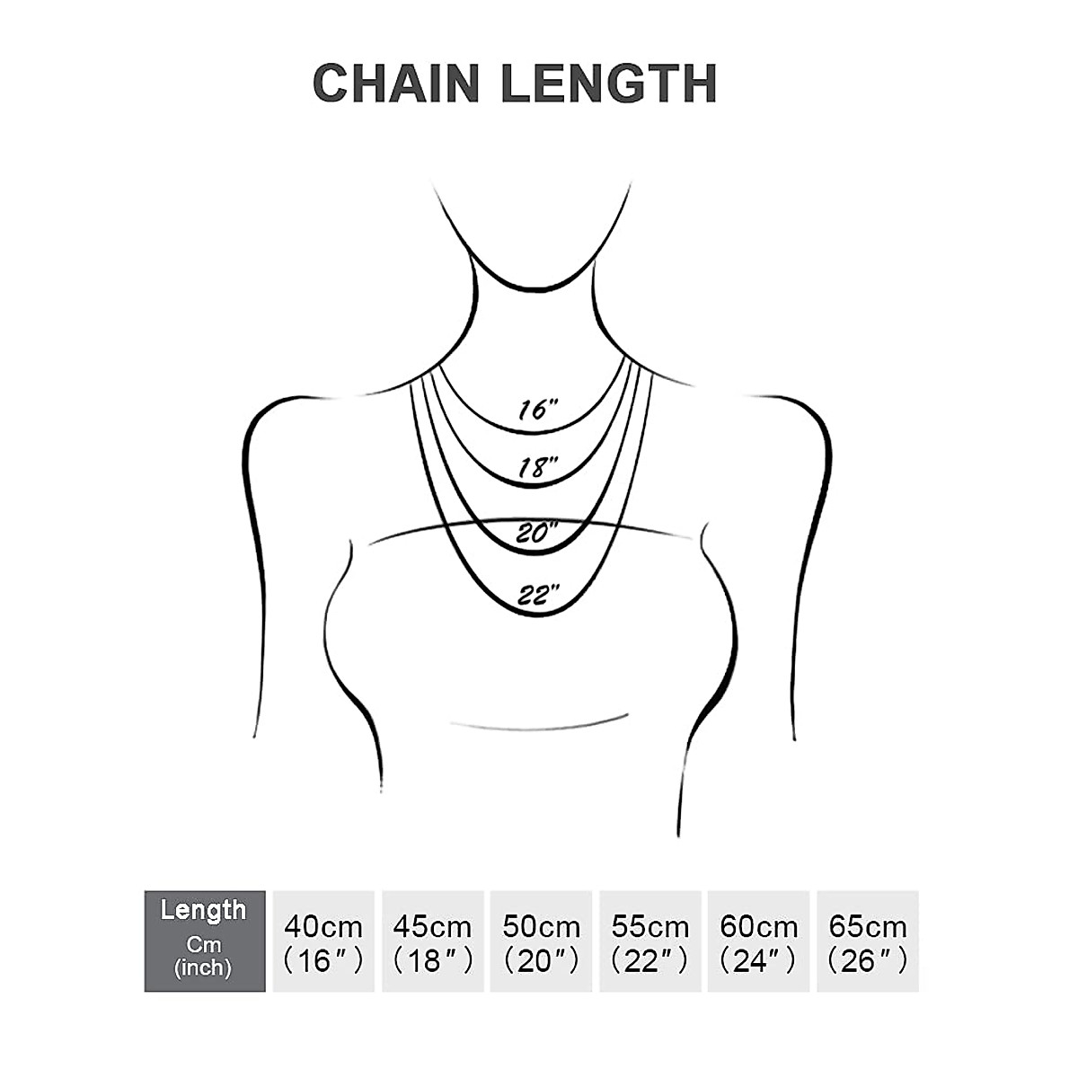 AllenCOCO Mens Silver Chain, 925 Sterling Silver Necklace for Women, 16 18 20 Inch Box Chain, Dainty Pure Silver Jewelry Gift