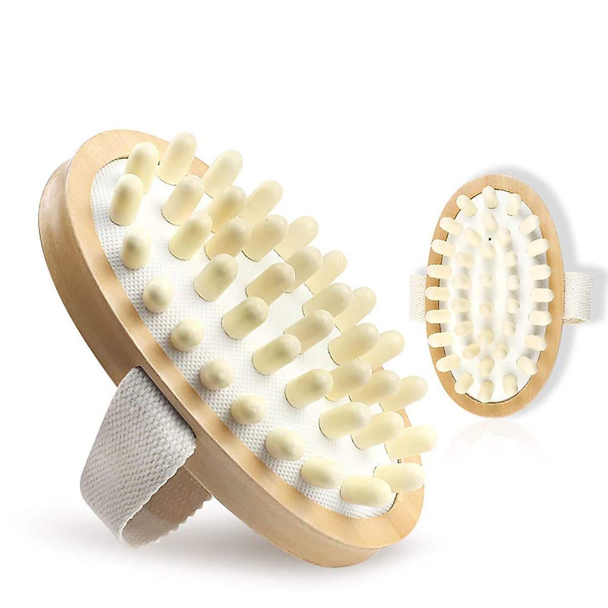 Natural Wooden Massage Body Brush for Cellulite and Improve Lymphatic Blood Circulation Dry Brush Remove Dead Skin Shower Bathe SPA Bath Brush
