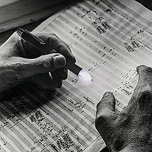 Yacig Light Up Pen, Technical Pen Intellectual LED Pen Light for Night Writing Lighted Tip Pen,Two Brightness Settings,1x AAA Battery Powered,Small LED Flashlights Pen,White Light(1-Pack)