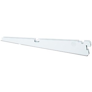 Organized Living freedomRail Bracket for Ventilated Shelves, 12-inch - White