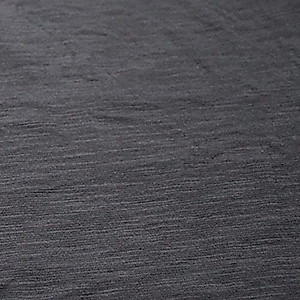 Texco Inc Solid Slub Spandex Jersey Knit Cotton Blend/Apparel DIY Fabric, Gray 1 Yard