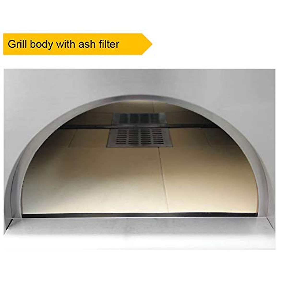 32.5" Wood Fired Stainless Steel Artisan Pizza Oven or Grill, Outdoor or Indoor