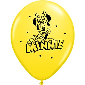 Pioneer Party Group Officially Licensed Disney 12-Inch Latex Balloons, Mickey and Pals Assorted Colors, 6-Count