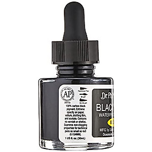 Dr. Ph. Martin's Black Star India (Hi-Carb) Ink Bottle