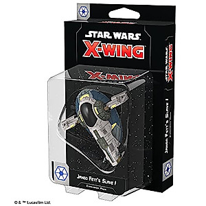Star Wars X-Wing 2nd Edition Miniatures Game Jango Fett's Slave I EXPANSION PACK - Strategy Game for Adults and Kids, Ages 14+, 2 Players, 45 Minute Playtime, Made by Atomic Mass Games