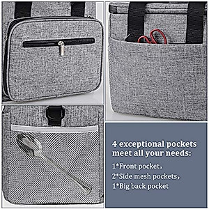 DYD Collapsible Cooler Bag, Insulated 24/48 Can Soft Sided Beach Cooler Lightweight Portable Car Cooler Tote with Large Capacity for Outdoor Travel Picnic Camping Shopping