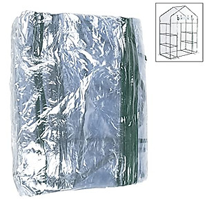 Homewell Walk-in Green House Replacement Cover (3 Tier 6 Shelf) Clear