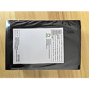 CANLENPK 4x6Inch/10x15cm Black Back and Clear Front Small Vacuum Sealer Bags,Food Storage Bag,Seal Meal Snack Fruit Nut,Boil Steam Heat Freeze,Commercial Grade Heavy Duty Sealable Bags (100PCS)