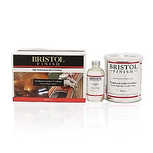 MAS Epoxies Bristol Finish Traditional Amber Urethane, Quart