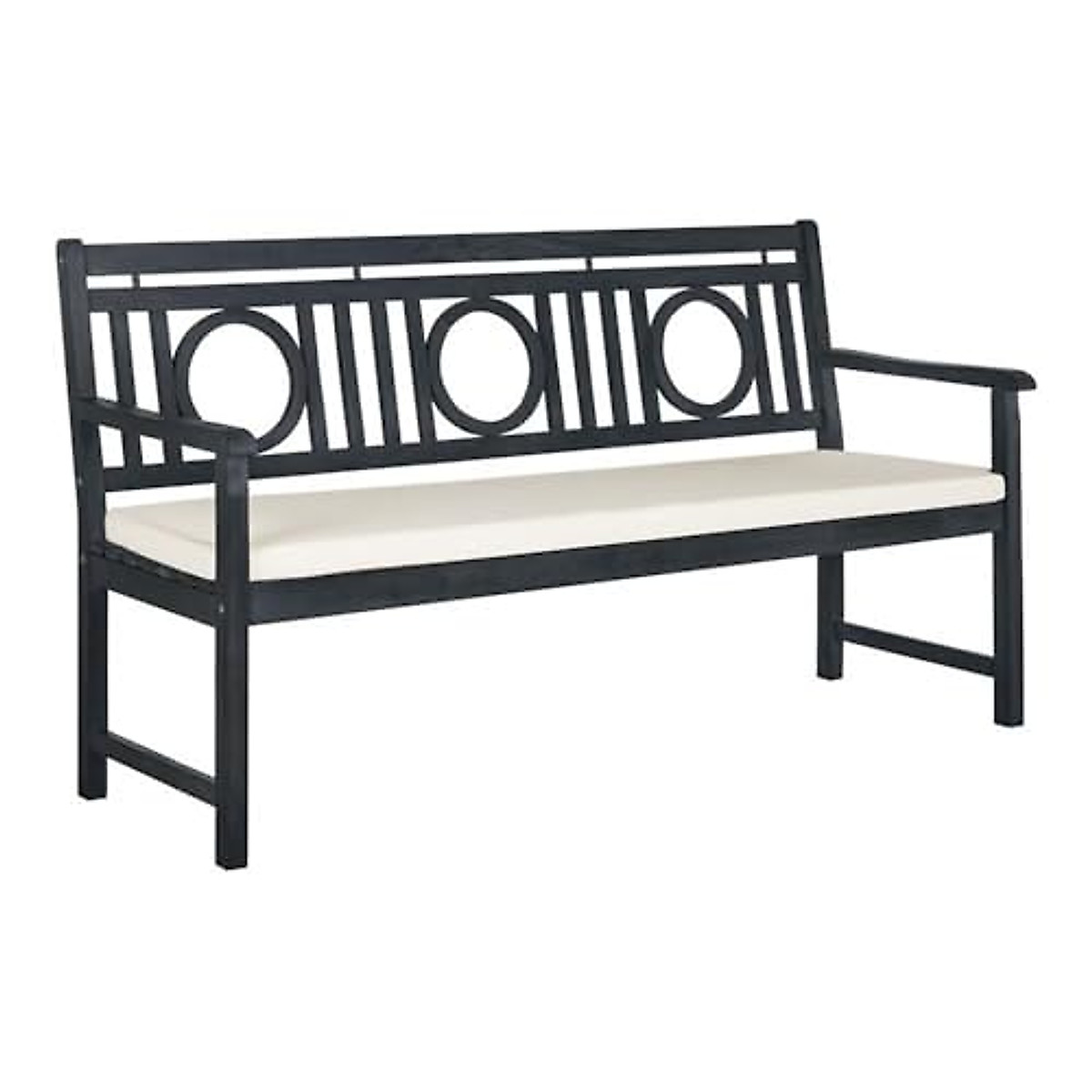 SAFAVIEH PAT6736A Outdoor Collection Montclair 3 Seat Bench