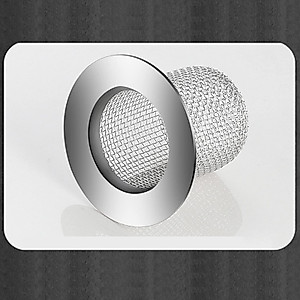 Stainless Steel Floor Drain Filter Mesh Kitchen Bathroom Sewer Anti-blocking Slag Bathtub Sink Hair Filter Strainer Trap Shower Bathtub Hair Catcher Sink Drain Stopper Shower Drain Hair Trap