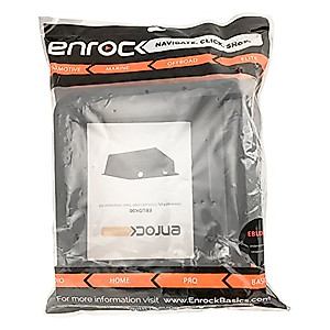 Enrock EBUDK00 Universal Car Stereo Fully Enclosed Under Dash/Overhead Installation Mounting Kit for DIN Radio Receiver