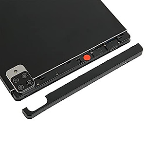 Kufoo 10.1 Inch Tablet 1960x1080 Black Dual Camera Call Tablet for School (US Plug)