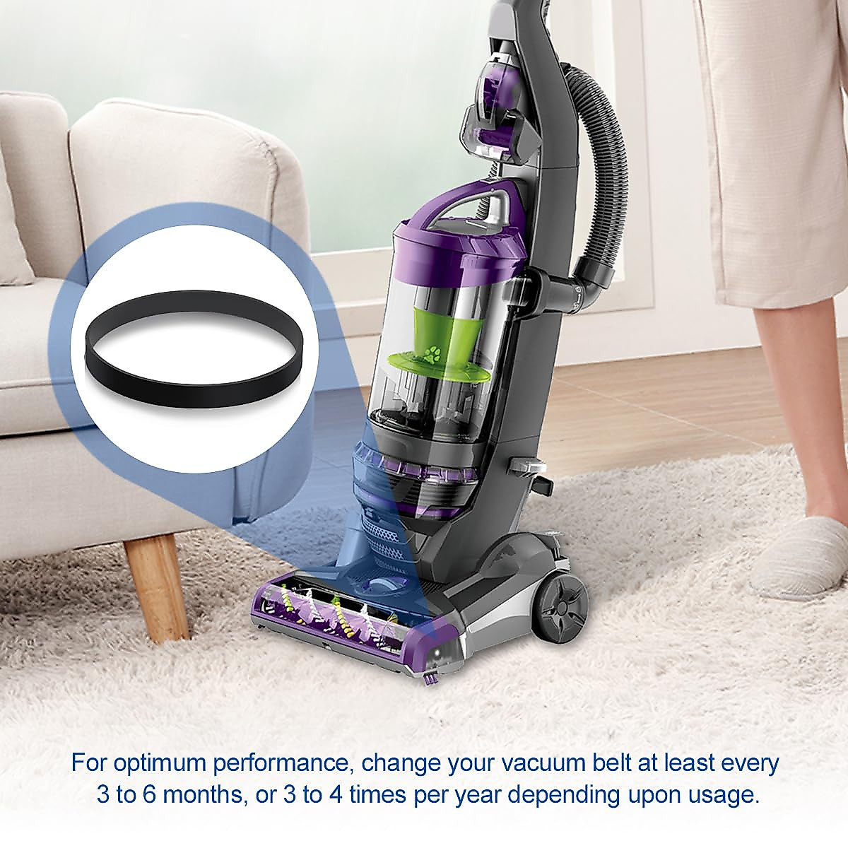 LANMU Replacement Belts Compatible with Bissell Models 2252, 2254, 22543, 2256, 2258, 2259, 2260, 2316, 2739, 1793, 1309 Powerlifter/CleanView Swivel Rewind Pet Vacuum (2-Pack)