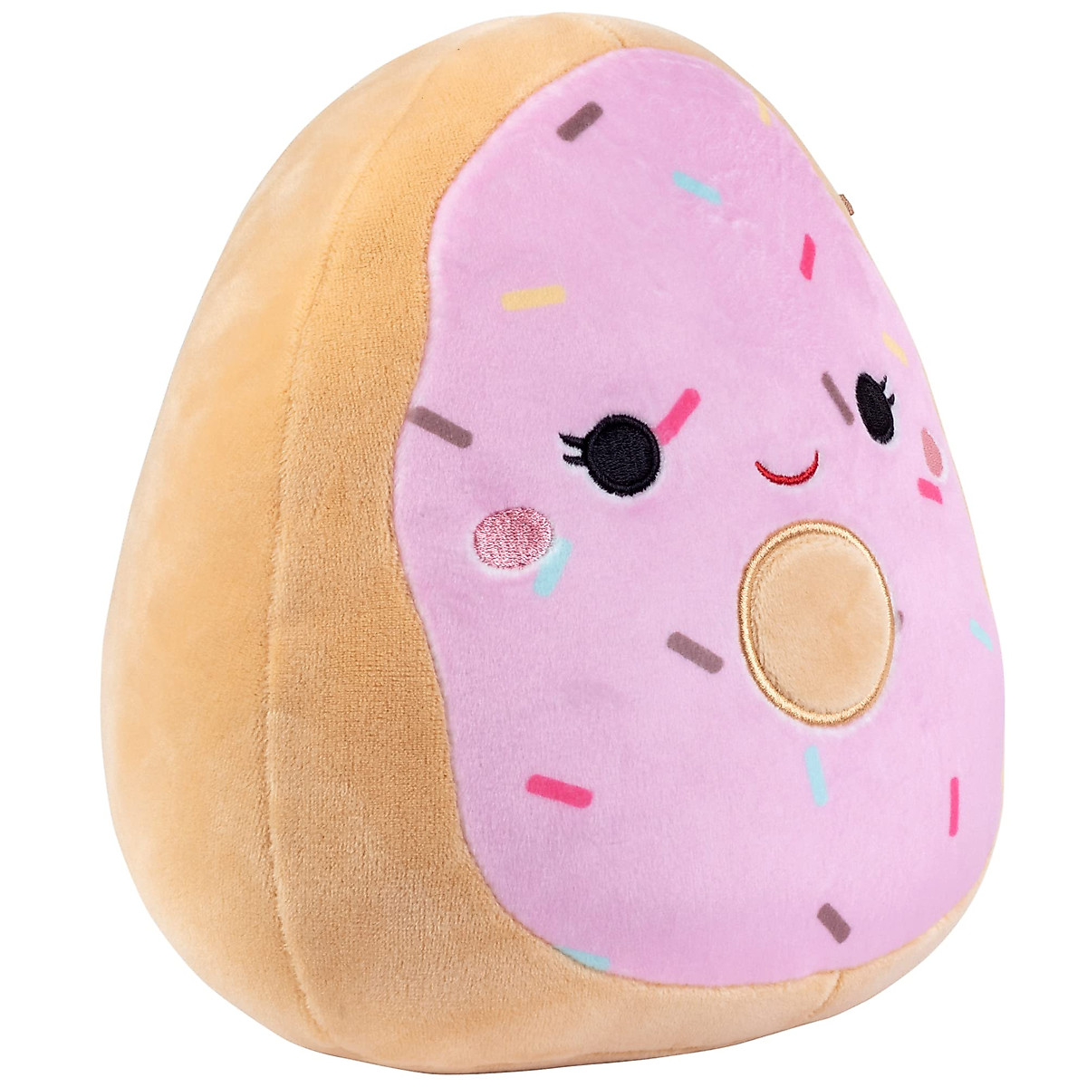 Squishmallows 8" Dabria The Donut - Official Kellytoy Plush - Soft and Squishy Food Stuffed Animal Toy - Great Gift for Kids
