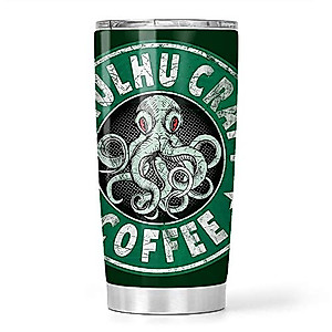 Cthulhu Craft Coffee Stainless Steel Tumbler 20oz Travel Mug