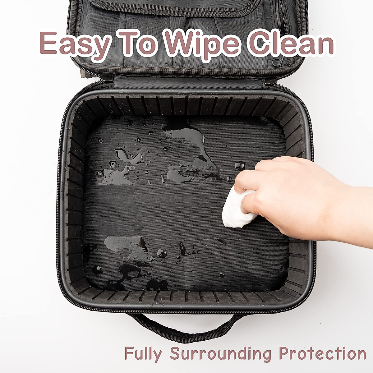 Kadamii Wearable Breast Pump Bag, Hard Container Case Bag for Working Moms, Holds Pump Accessories