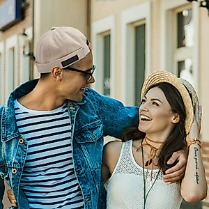 4 Pieces Brimless Hat Retro Skullcap Rolled Cuff Summer Beanie Docker Cap Watch Cap Bald Cap Visor-Less Sailor Hat Fishing Hats with Adjustable Design for Women Men