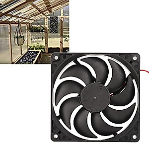 Solar Panel Fans Kit, 10W 12V Solar Panel Powered Dual Fan, Portable Gable Fan, Waterproof Outdoor Solar Exhaust Ventilation Fan for Greenhouse, Chicken Coops, Shed, Dog House, Window Exhaust, RV