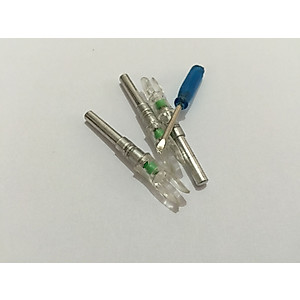 jiexi fashion Compound Bow Arrow Nocks Lighted Led Arrow Nocks for Inside Diameter Pack of 6 (Green)